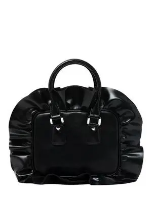 Comme Des Garçons Ruffled Mini Bag - Black