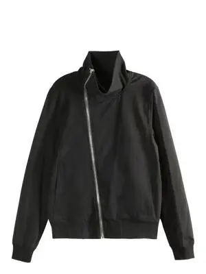 Rick Owens Funnel-neck Zip-up Jacket - Black