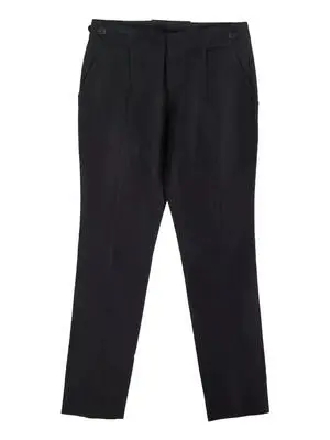 Gucci Button-detail Concealed-fastening Trousers - Black