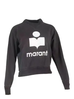 ISABEL MARANT VINTAGE Vintage Logo-print Sweater - Black