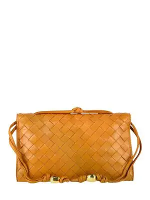 Bottega Veneta Trio Intrecciato Shoulder Bag - Brown