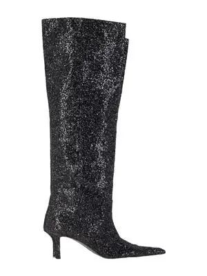 ALEXANDER WANG Viola Slouch Glitter Boots - Black