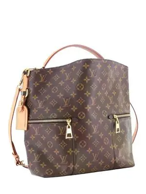 LOUIS VUITTON Melie Handbag Monogram Canvas Hobo - Brown