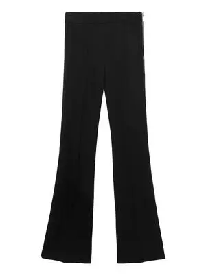 Helmut Lang Zip-detail Flared Trousers - Black