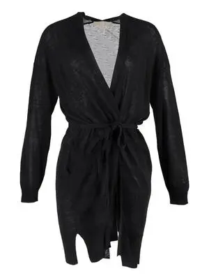 Vanessa Bruno Self-tie Cardigan - Black