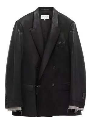 MAISON MARGIELA Double-breasted Blazer - Black
