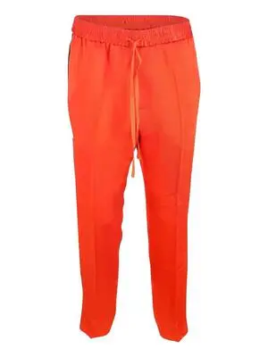 Gucci Web-stripe Drawstring Trousers - Orange