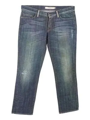 Valentino Garavani Distressed Denim Jeans - Blue