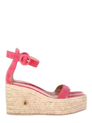 GIANVITO ROSSI Platform Espadrille Sandals - Pink