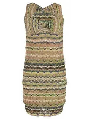 Missoni Cutout Mini Dress - Neutrals