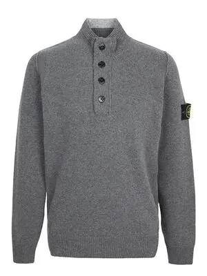 Stone Island Half Zip Knitwear - Gray