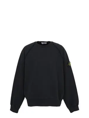 Stone Island Fleece Sweatshirt - Black