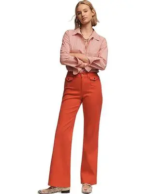 Sanctuary Skipper High-rise Wide-leg Pants - Tulip