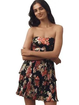 DRESS THE POPULATION Libby Strapless Mini Dress