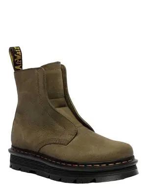 Dr. Martens Zebzag Laceless Nubuck Boots - Green