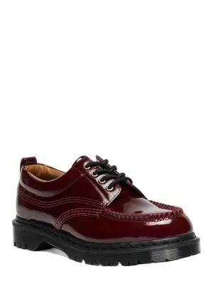 Dr. Martens Lowell Lacque Moc Toe Shoes - Red