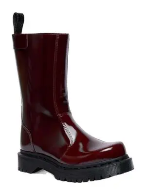 Dr. Martens Rejena Leather Boots - Red