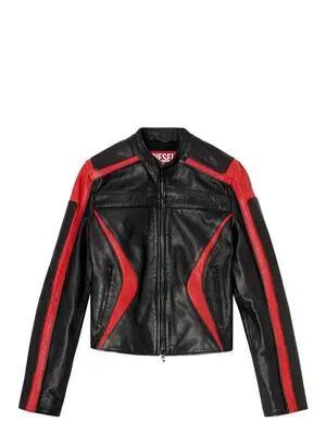 DIESEL® L-ovable Leather Jacket - Black
