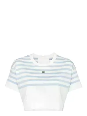 Givenchy 4g Striped T-shirt - White