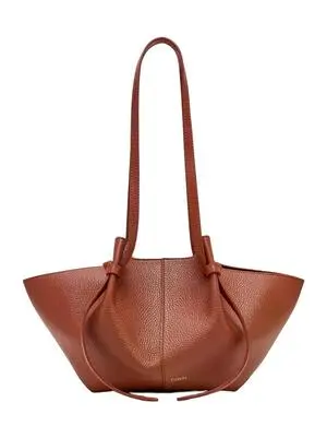 Yuzefi Knotted-handle Tote Bag - Brown