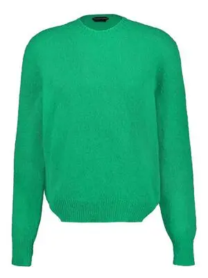 TOM FORD Crew-neck Long-sleeve Sweater - Green