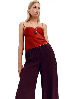 REFORMATION Alouette Top - Red