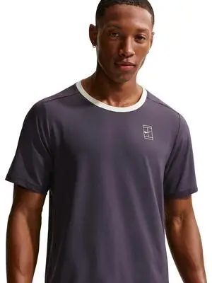 Nike Court Advantage Dri-fit Tennis Top - Purple
