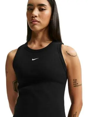 Nike Sportswear Tight Ribbed Tank Top - Black