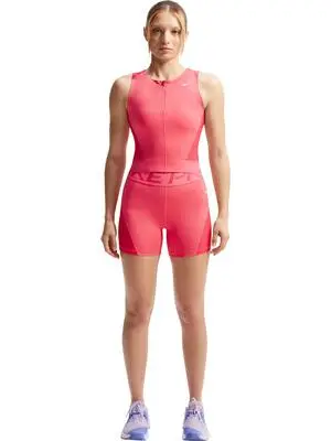 Nike Pro Sculpt Dri-fit High-waisted 5" Biker Shorts - Pink