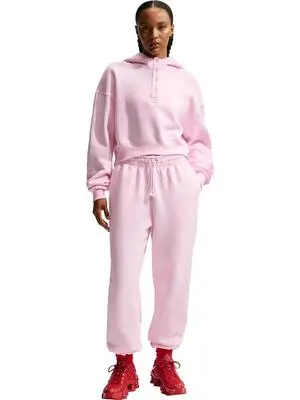 Nike Sportswear Phoenix Fleece High-Waisted Oversized Sweatpants Pink