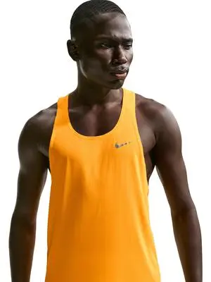 Nike Dri-fit Running Singlet - Orange