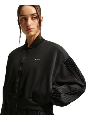 Nike Sportswear Pleated Sleeve Jacket - Black
