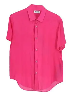 Saint Laurent 2022 Short-sleeve Shirt - Pink