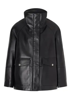 Altuzarra Aragon Paneled Leather Jacket - Black