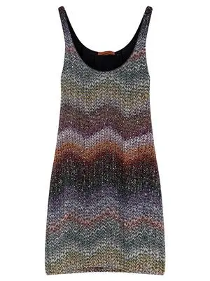 Missoni Short Sequined Knit Dress - Multicolor