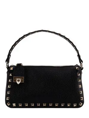 Valentino Garavani Rockstud Leather Crossbody Bag - Black