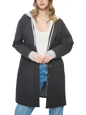 Central Park West Daphne Dickey Coat Black