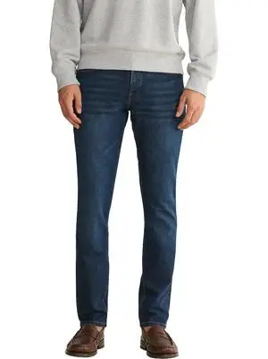 Warp + Weft Ams Slim Knit Jeans - Blue Eyed