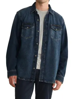 WARP + WEFT Det Denim Button-up Shirt