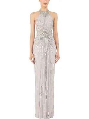 Jenny Packham Carmen Maxi Gown - Ammonite