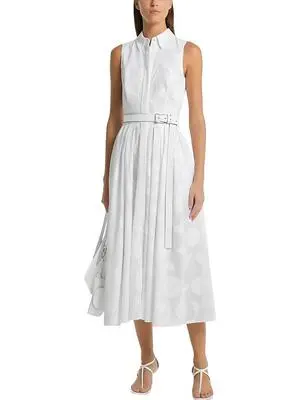 Michael Kors Fil Couple Shirtdress - Optic White