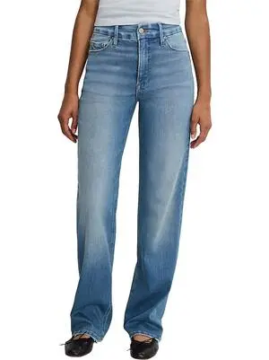 Good American Good True Straight Jeans - Indigo
