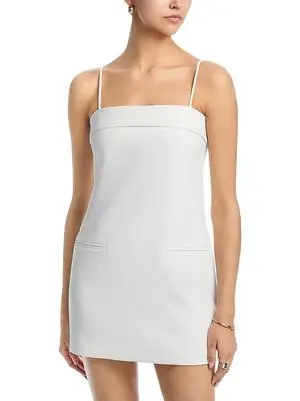 French Connection Azra Twill Mini Dress - Summer White