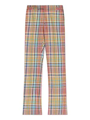 VIVIENNE WESTWOOD Wool Plaid Trousers - Multicolour