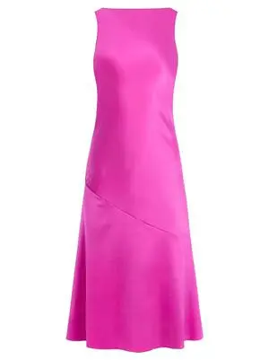 Nina Ricci Mermaid Open-back Midi Dress - Pink