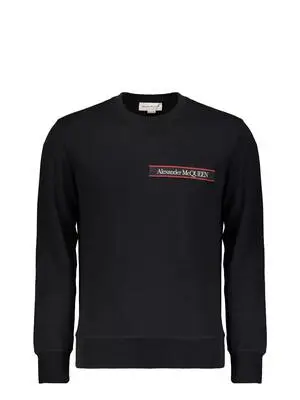 Alexander McQueen Logo-patch Sweatshirt - Black