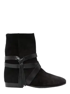 Isabel Marant Rejen Tassel Boots - Black