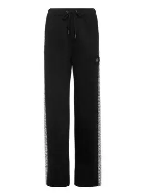 Philipp Plein Crystal-embellished Track Pants - Black
