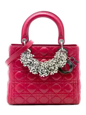 Dior 2011 Medium Lady Satchel - Red