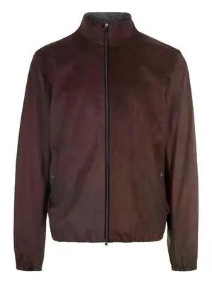 Herno Zip-up Bomber Jacket - Brown